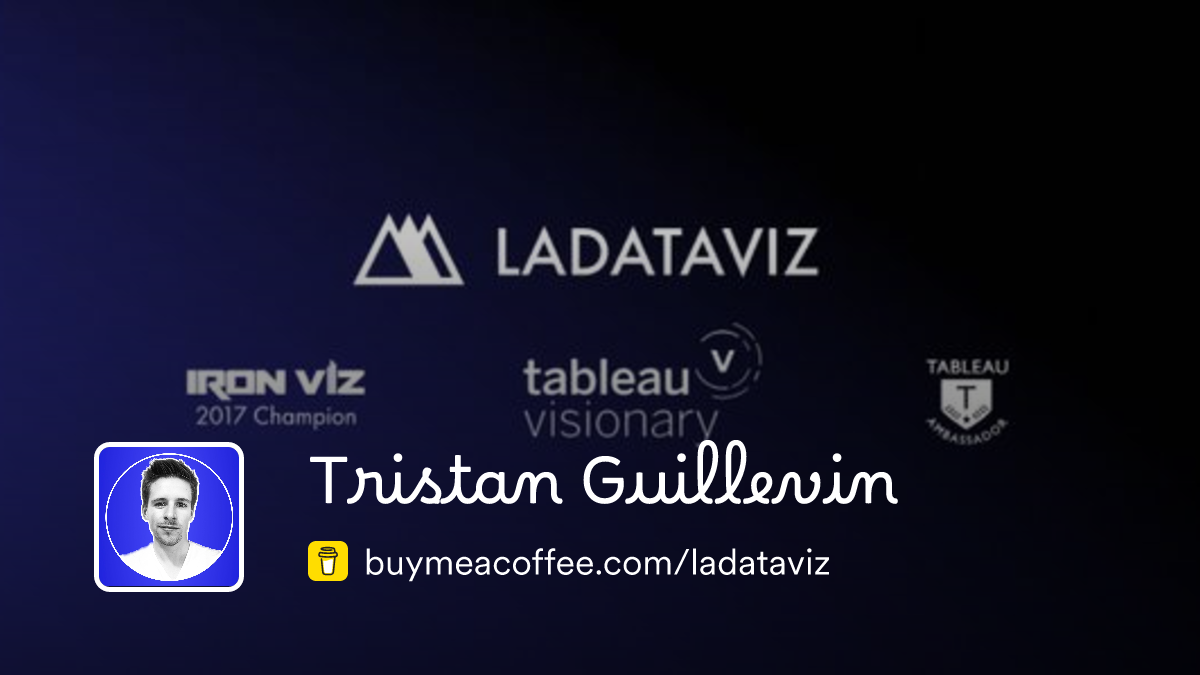 Tristan Guillevin is helping you level up your data visualization - Buymeacoffee