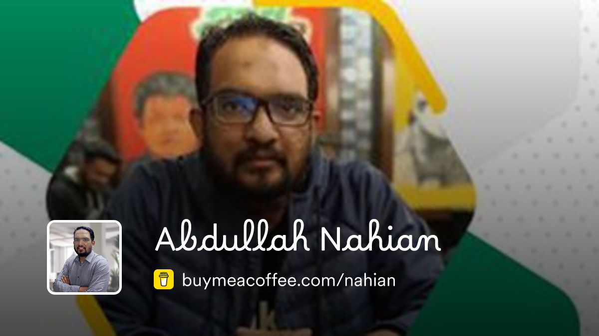Extras | Abdullah Nahian - Buymeacoffee