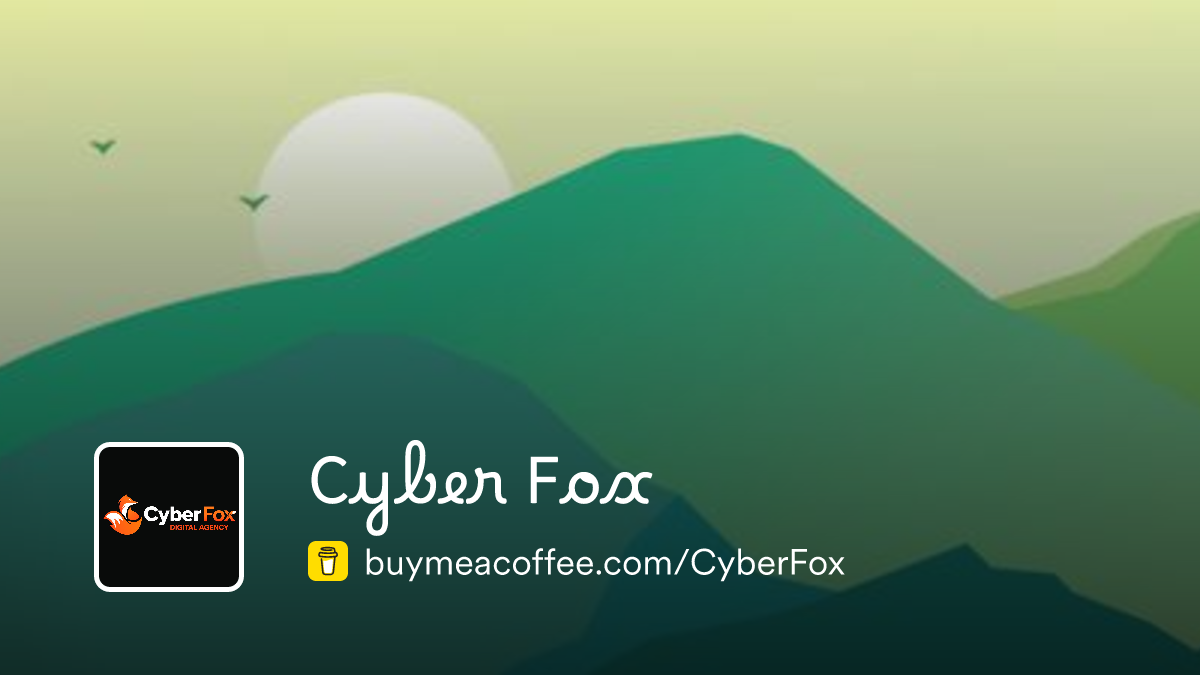 Cyber Fox - Buymeacoffee