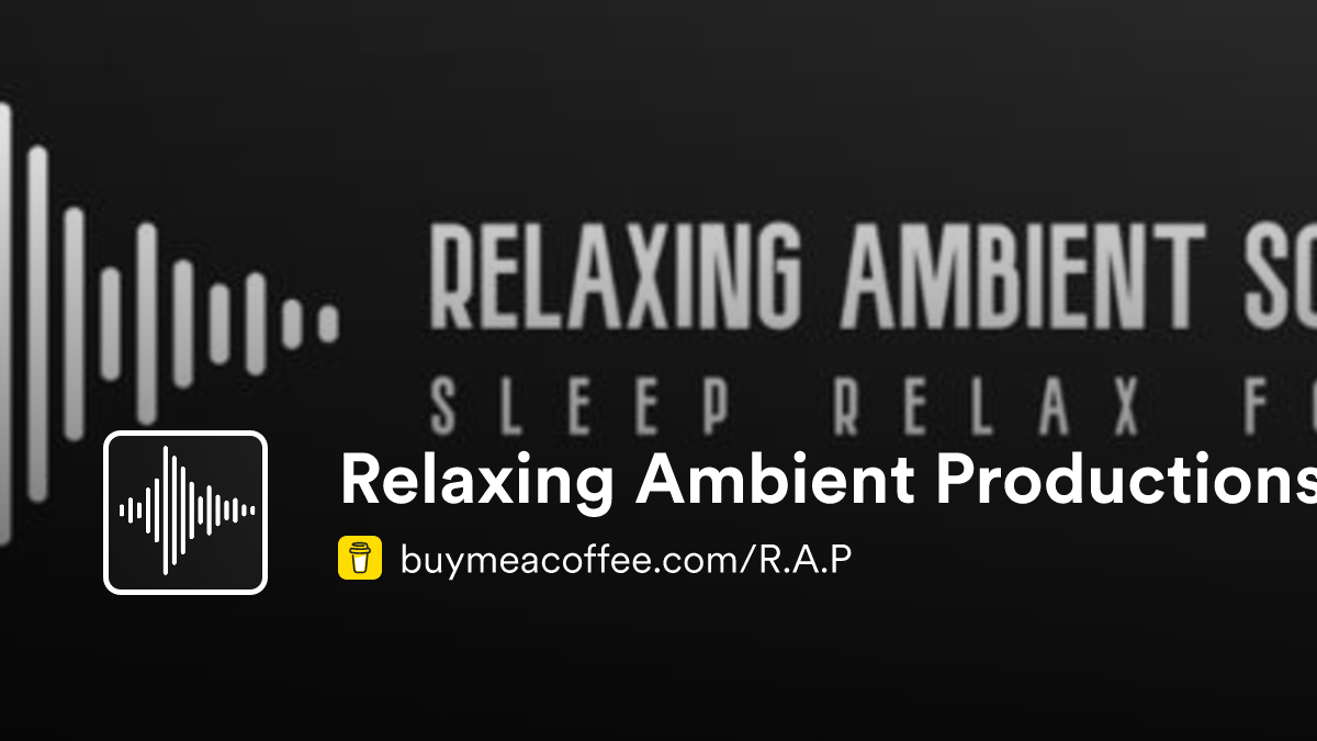 Relaxing Ambient Productions is my YouTube channel where I publish relaxing ambient video's ...