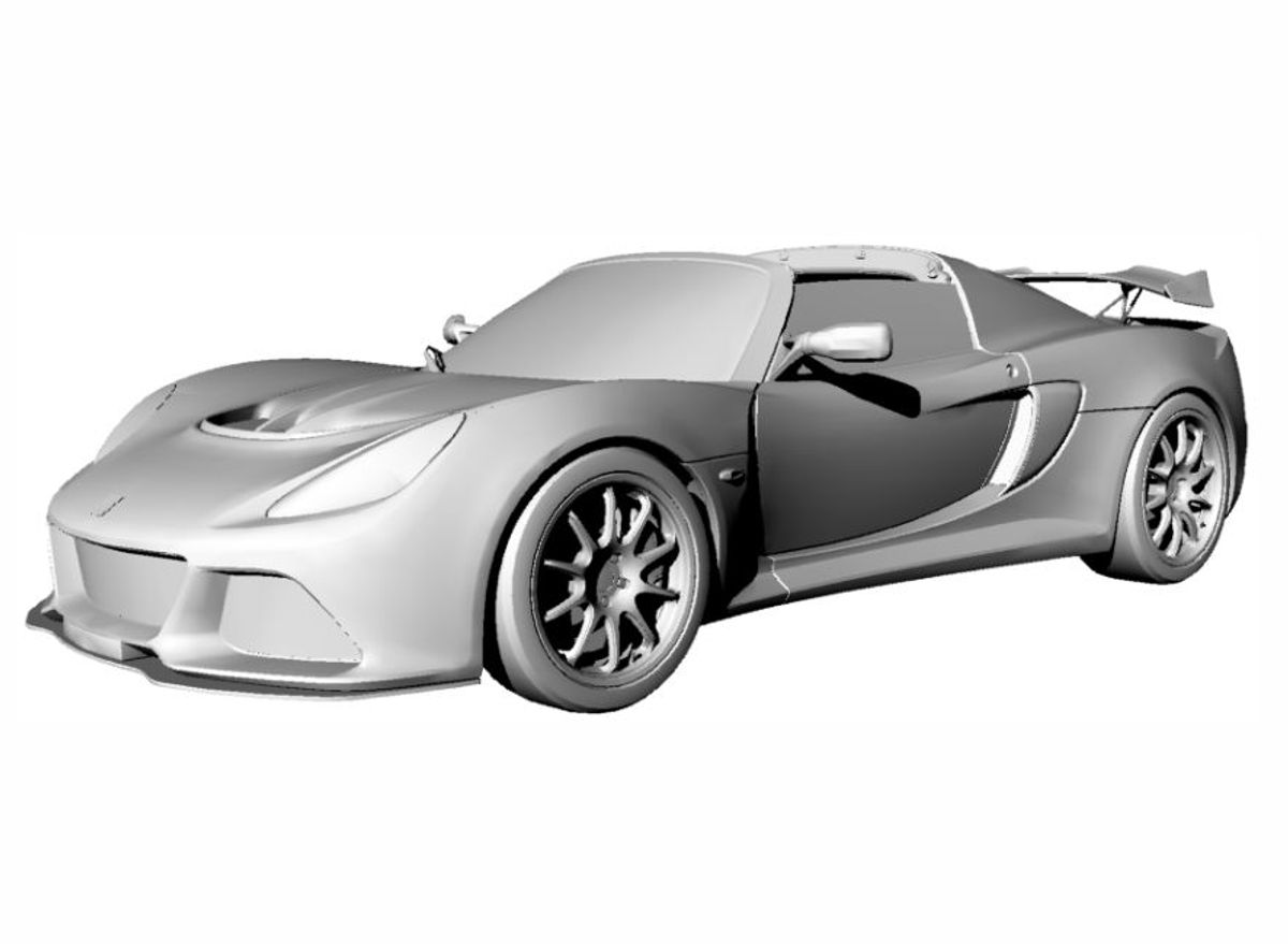 Lotus Exige Sport 350 Roadster '2014 variant2 - 3D Model — Denis ...