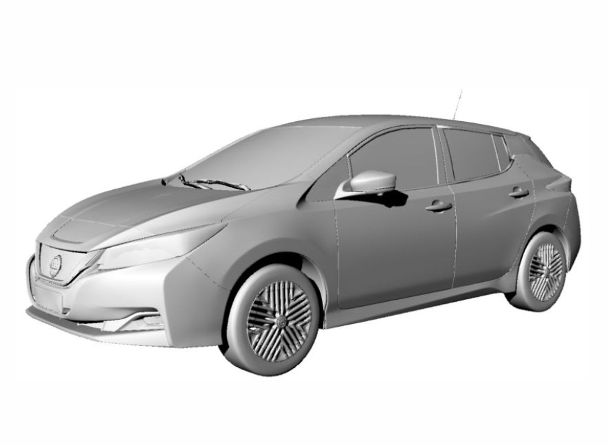 Nissan Leaf '2023 variant2 - 3D Model — Denis - Buymeacoffee