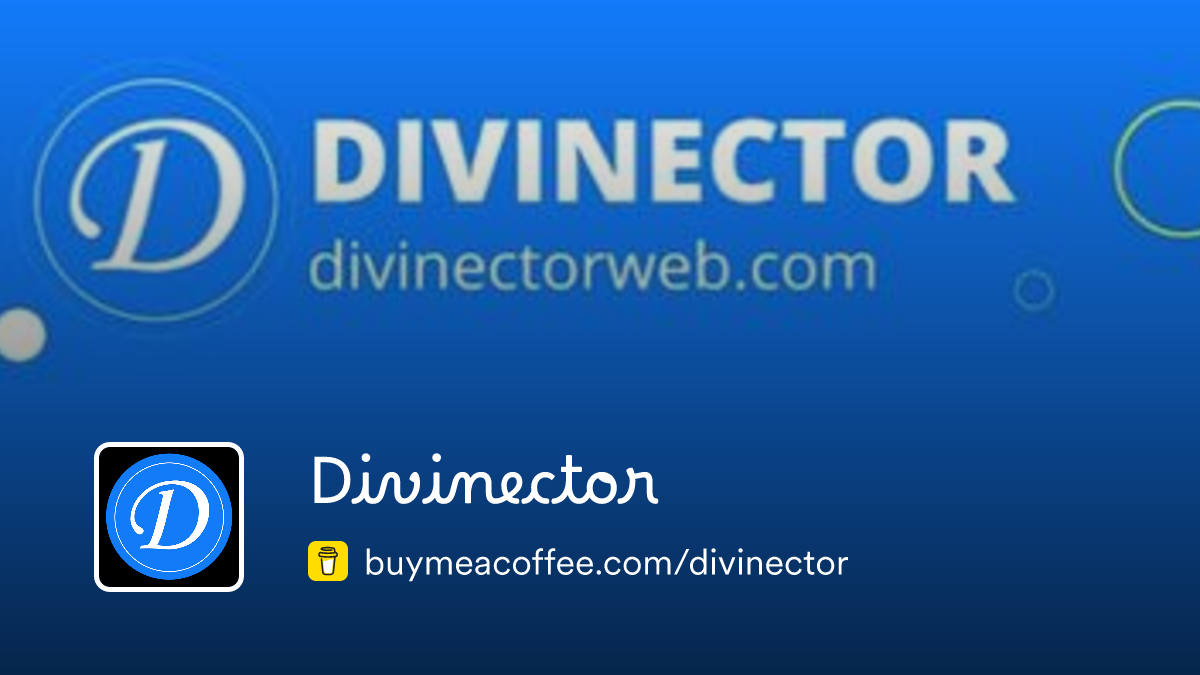Extras | Divinector - Buymeacoffee
