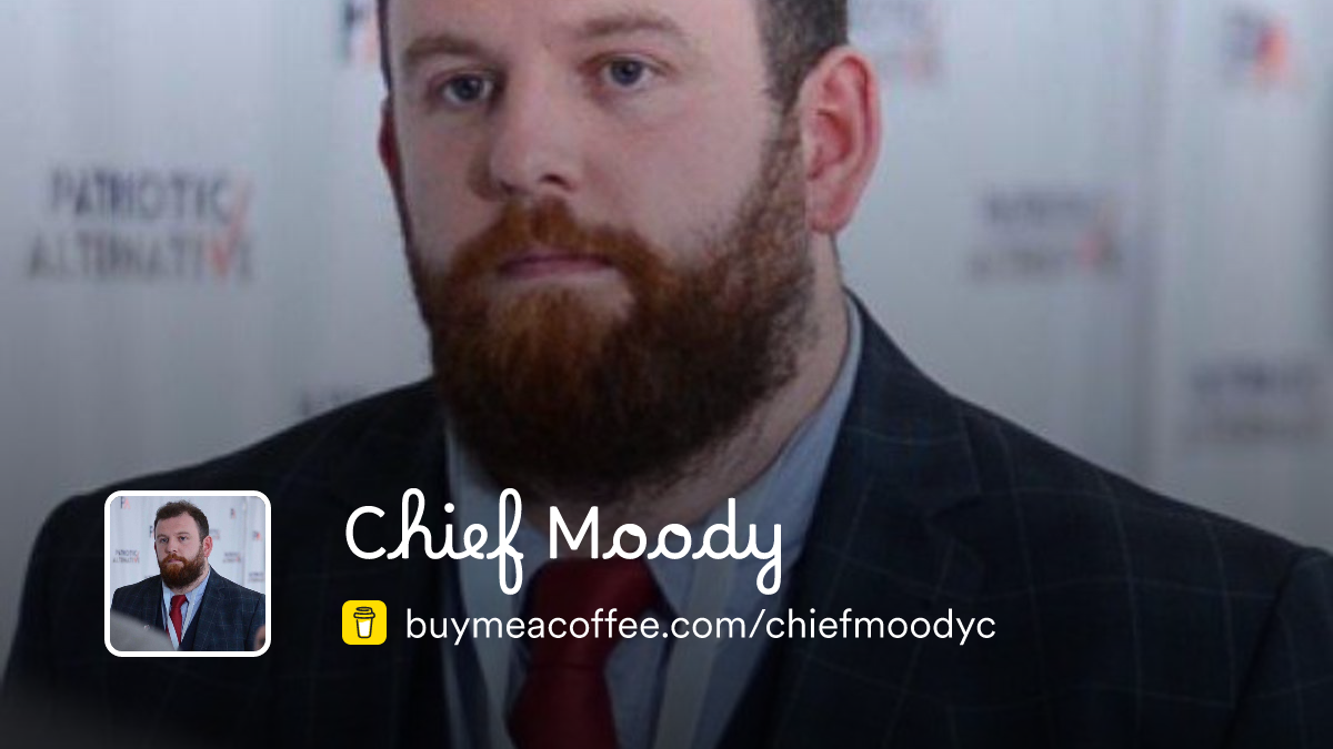 Chief Moody is creating video content. - Buymeacoffee