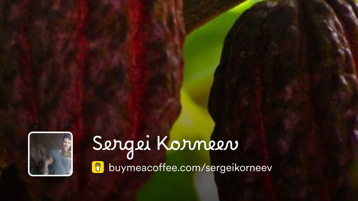 Sergei Korneev - Buymeacoffee