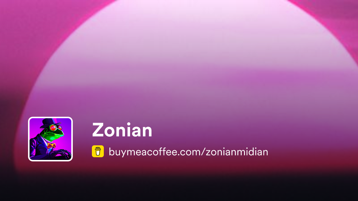 Zonian - Buymeacoffee