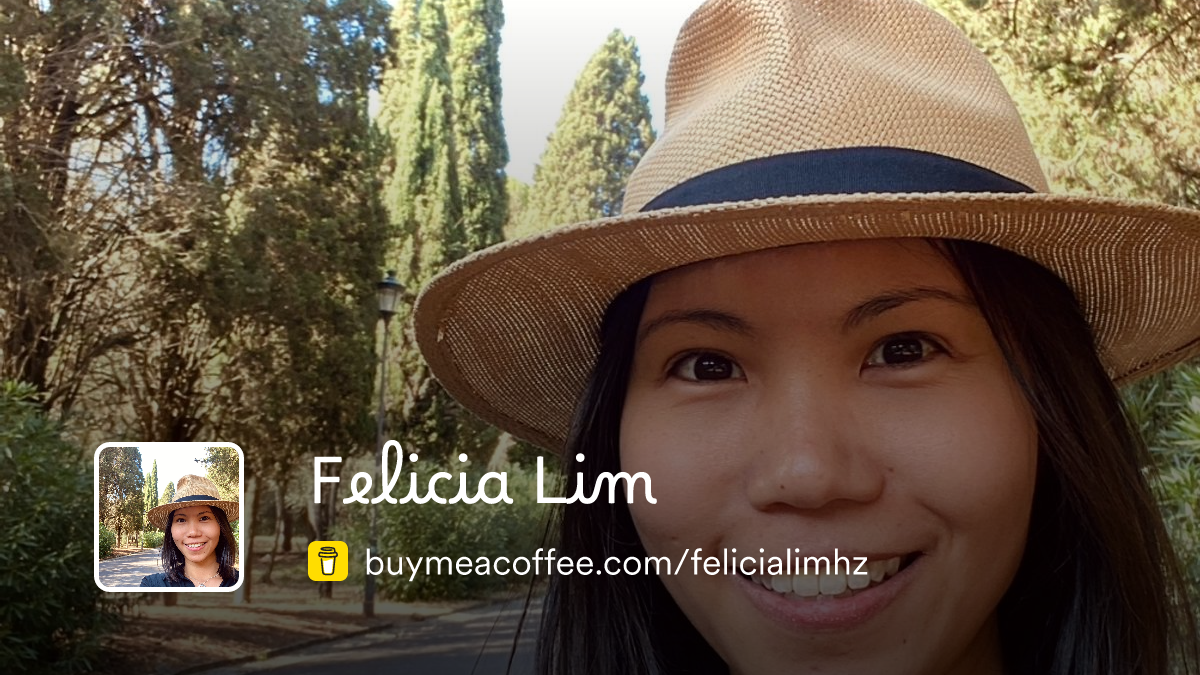 Felicia Lim - Buymeacoffee
