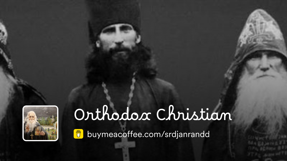 Orthodox Christian - Buymeacoffee