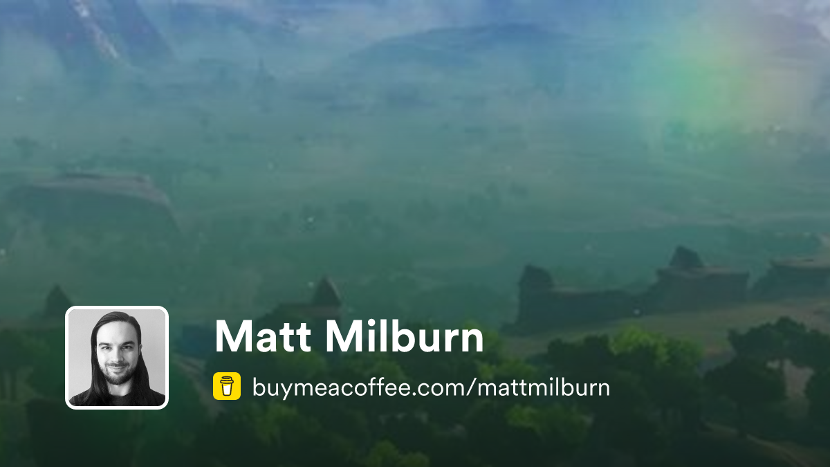 Matt Milburn - Buymeacoffee