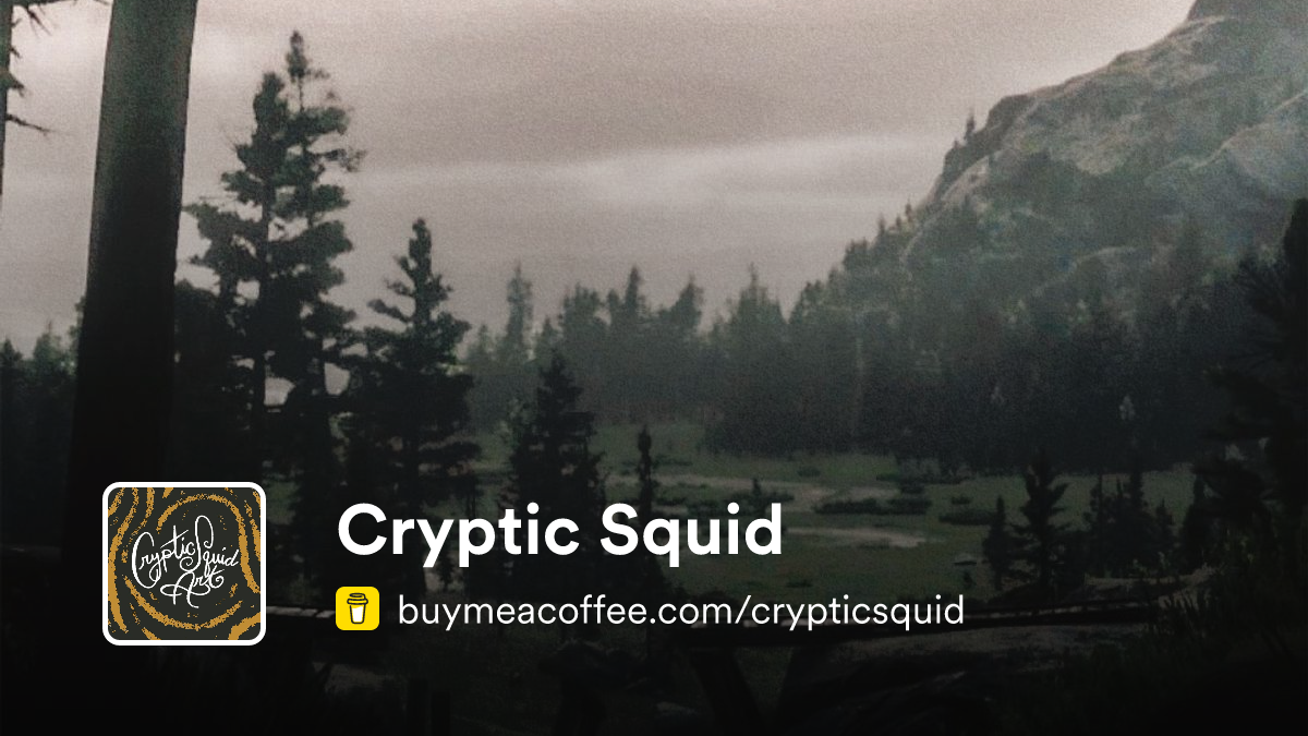 Cryptic Squid is creating a lot… - Buymeacoffee
