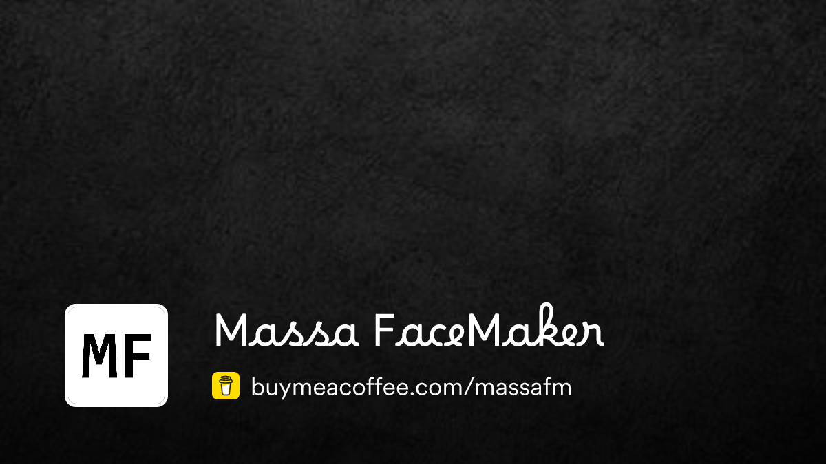 Massa FaceMaker - Buymeacoffee
