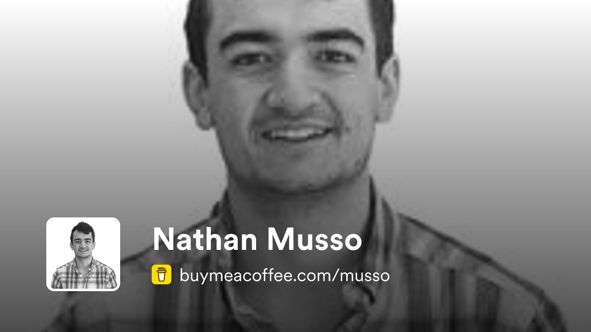 Nathan Musso - Buymeacoffee