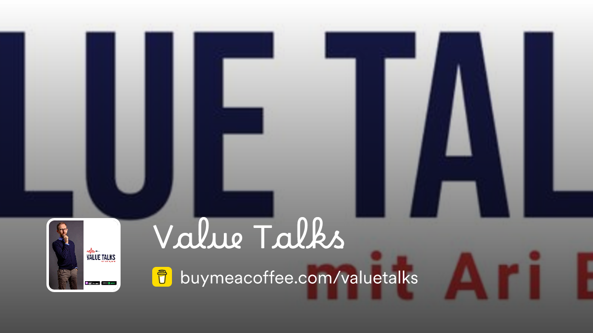 Value Talks - Buymeacoffee