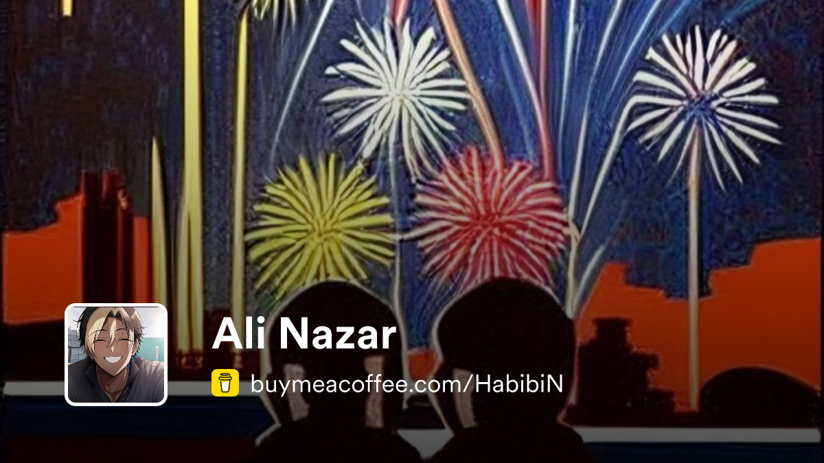 Ali Nazar is Ali's Charity - Buymeacoffee