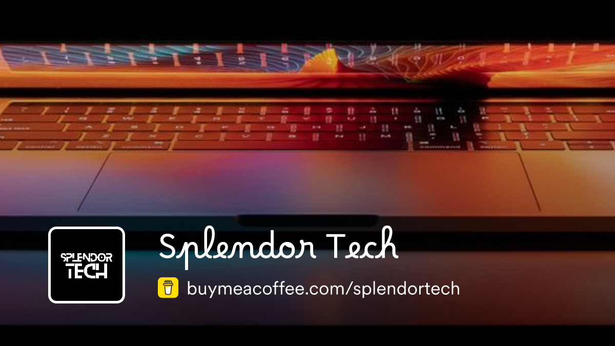 Splendor Tech - Buymeacoffee