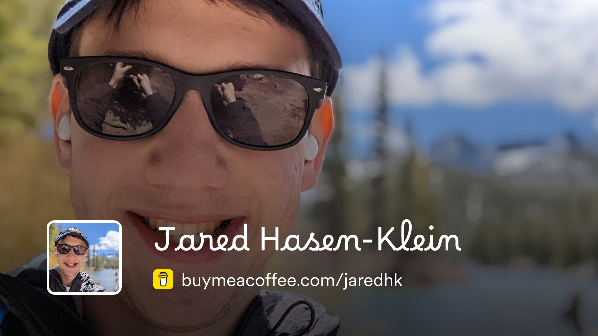 Jared Hasen-Klein - Buymeacoffee