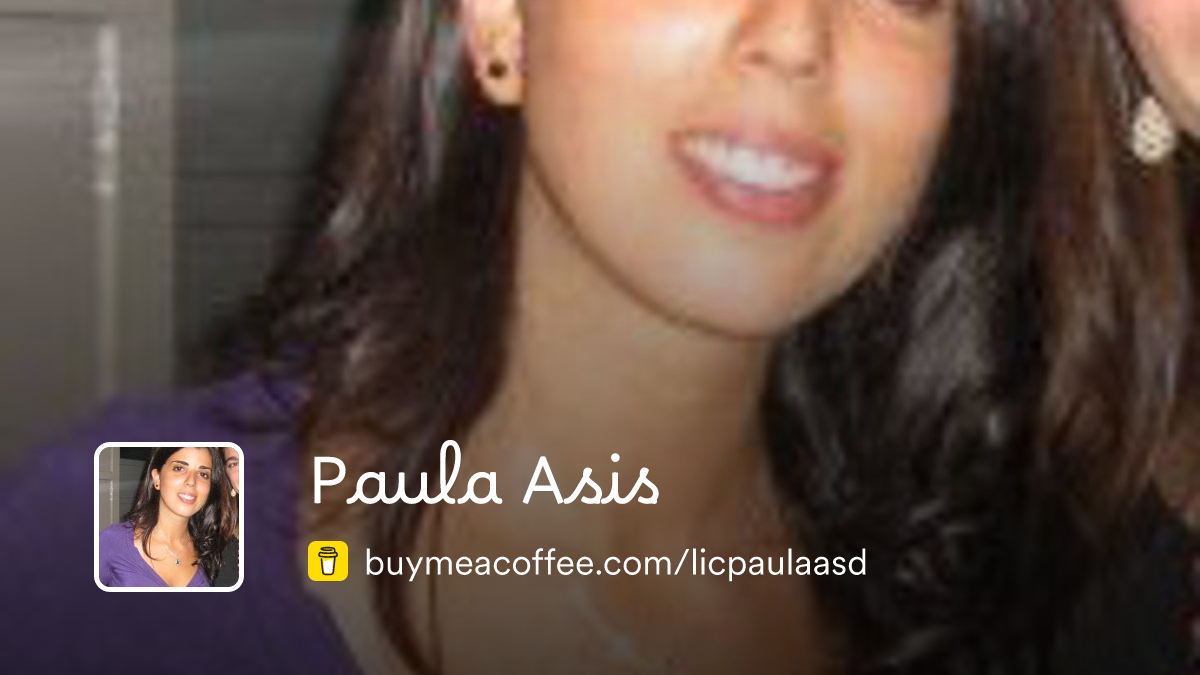 Paula Asis - Buymeacoffee