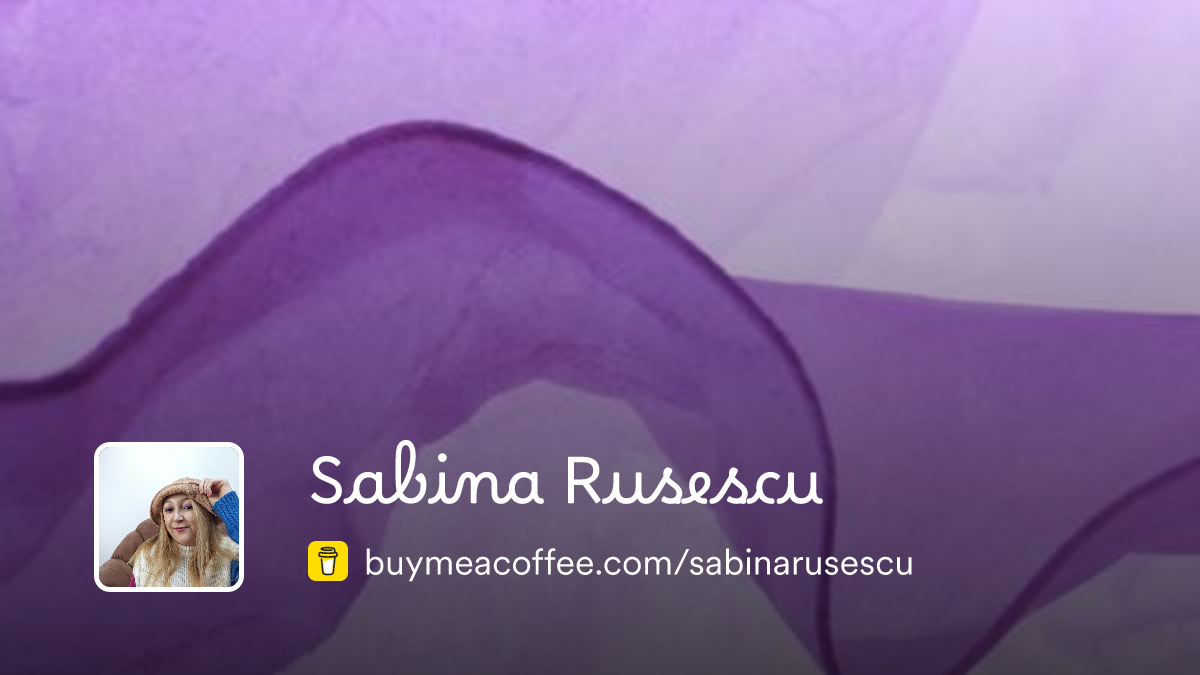 Sabina Rusescu is content creator - Buymeacoffee
