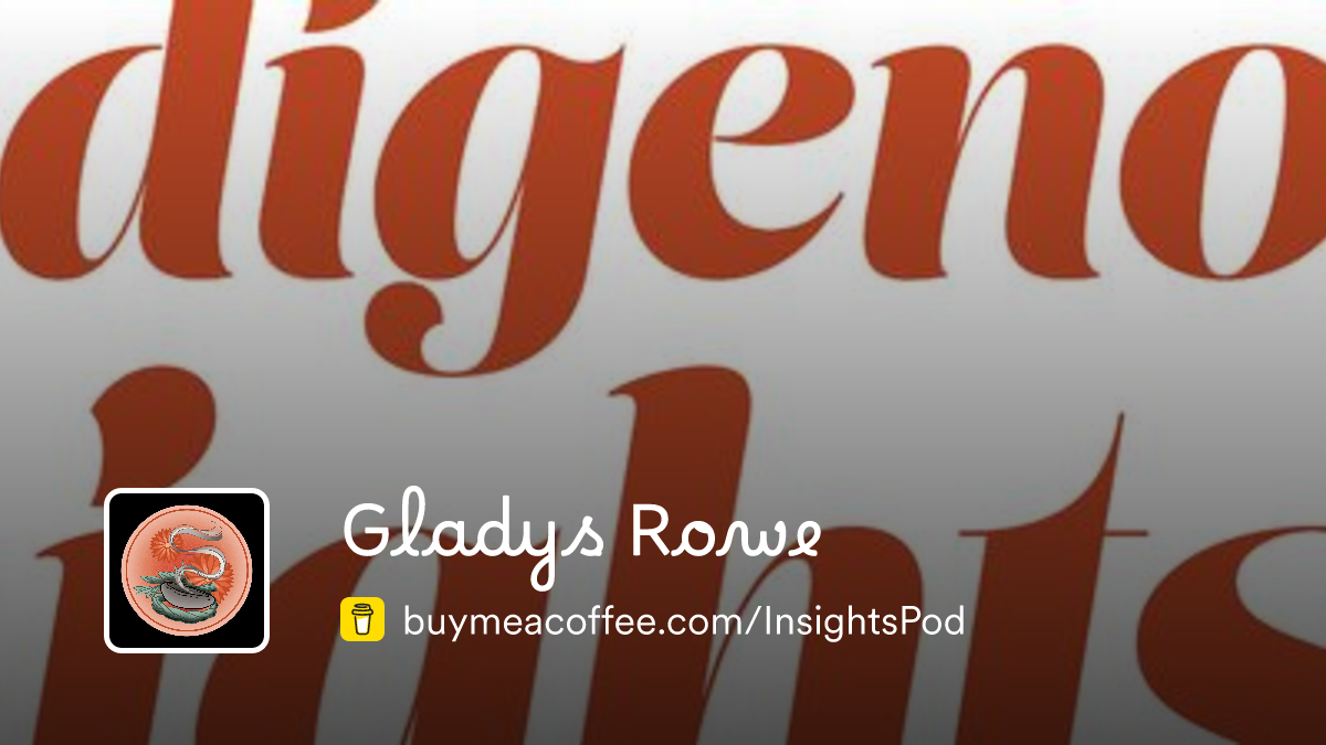 Gladys Rowe - Buymeacoffee