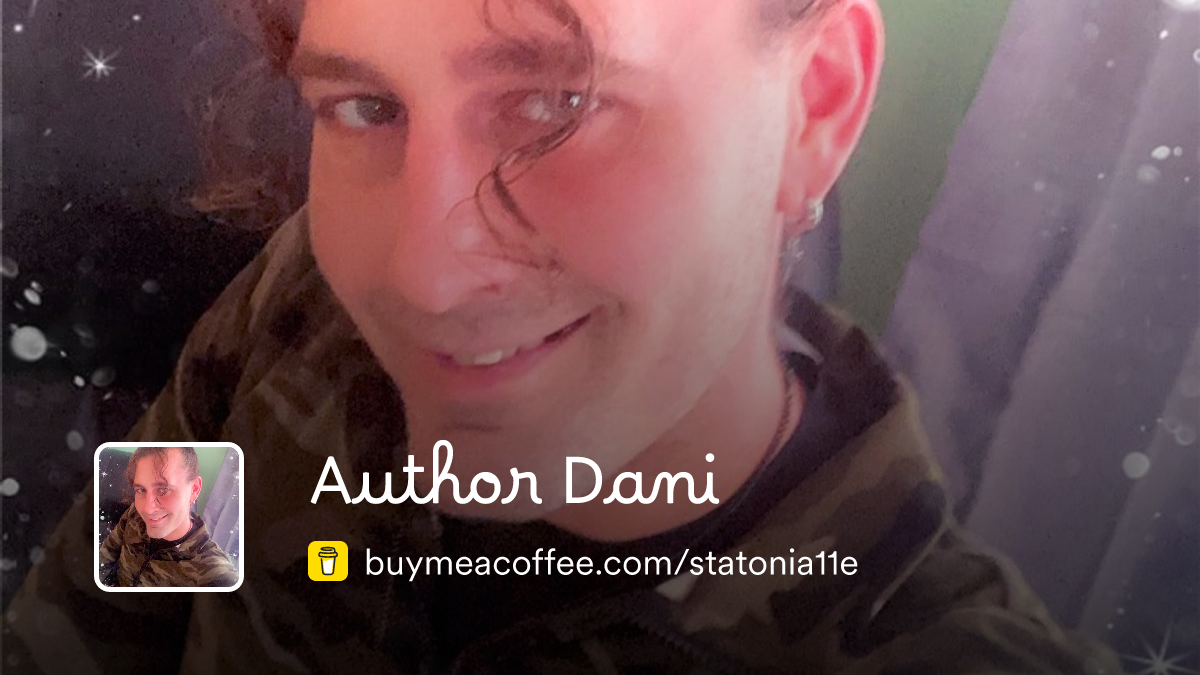 Author Dani is Creating words with a pen and keyboard. - Buymeacoffee