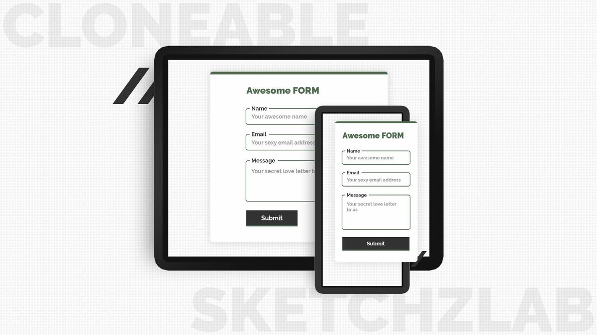 Custom form label on focus - Webflow Cloneable — SketchzLab - Buymeacoffee