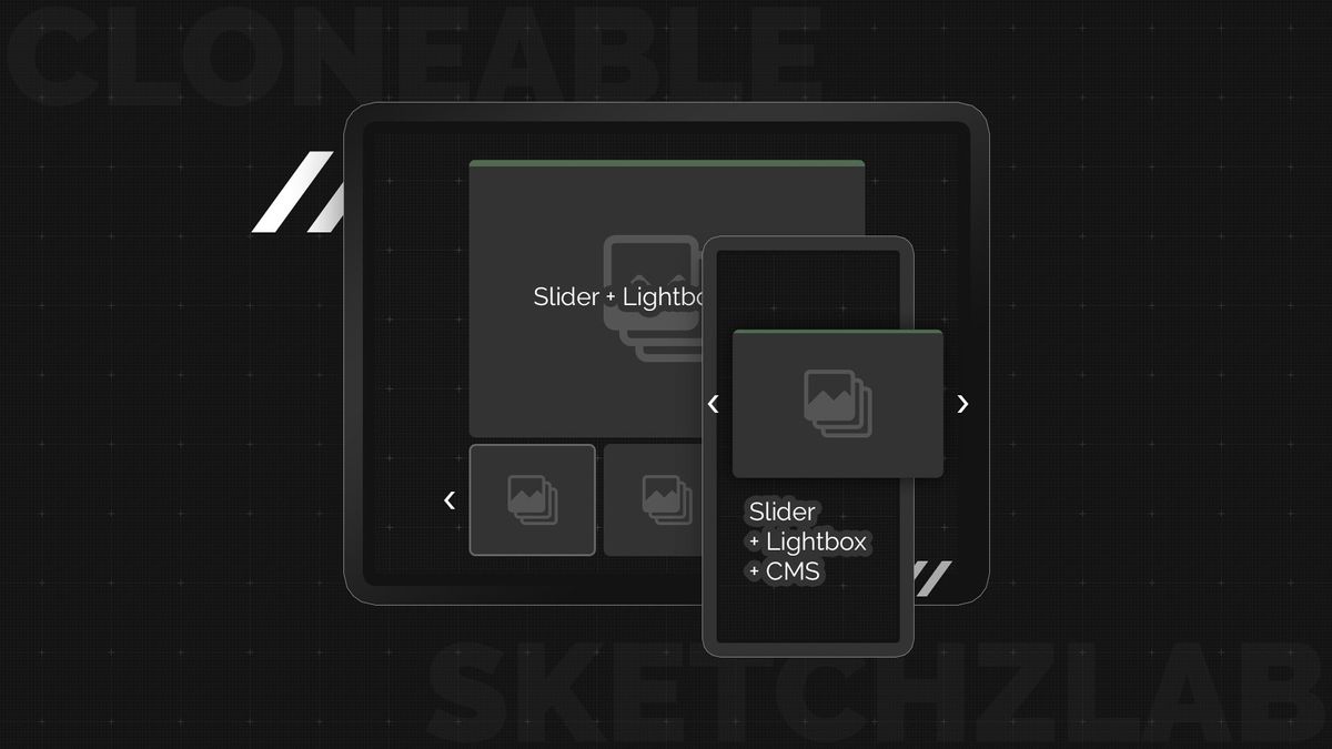 Custom CMS Image Gallery and Showcase - Webflow Cloneable — SketchzLab ...