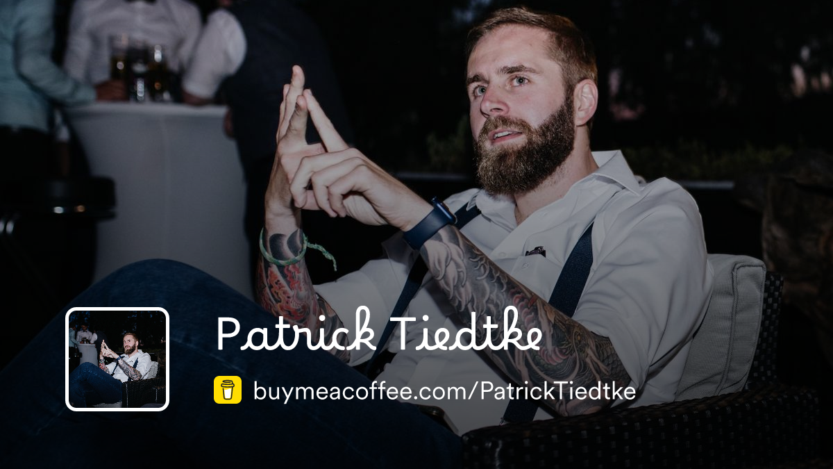 Patrick Tiedtke is Podcast, Videos und Blogbeiträge - Buymeacoffee