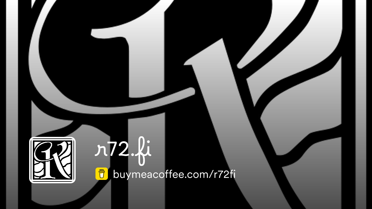 r72.fi - Buymeacoffee