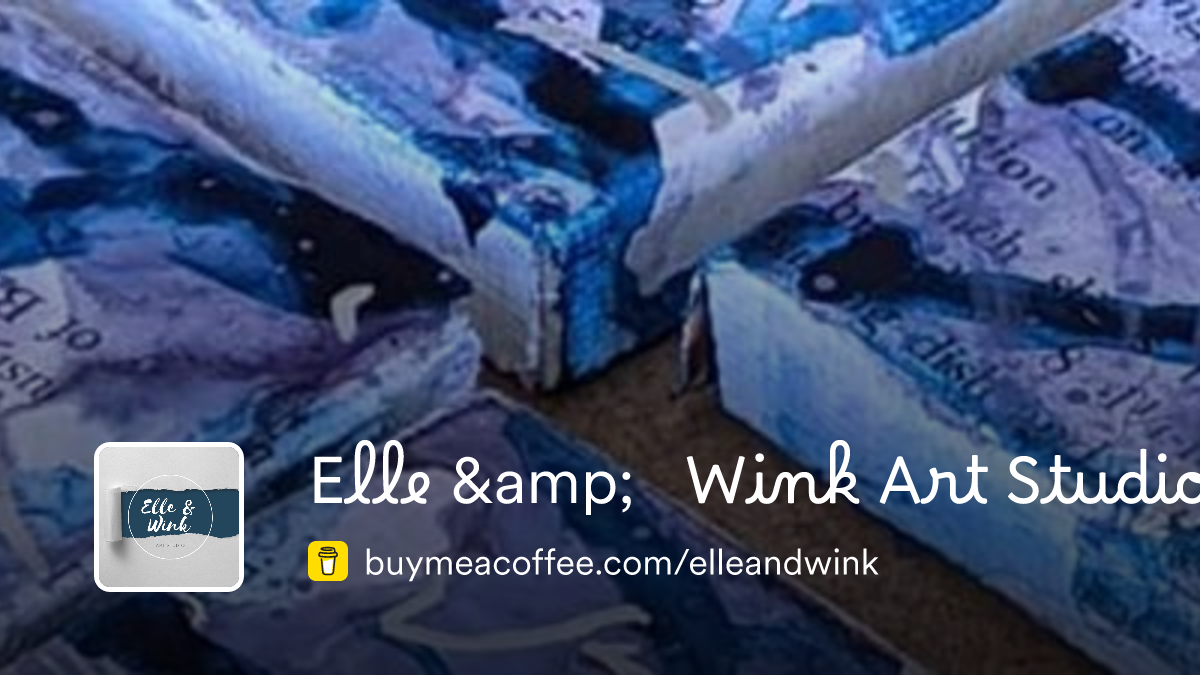 Elle & Wink Art Studio is creating moody, mixed media artworks ...