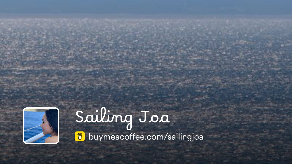 Sailing Joa is a sailing youtube channel - Buymeacoffee
