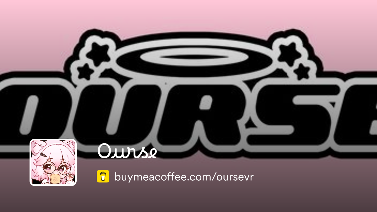 Ourse is creating VRChat avatars - Buymeacoffee