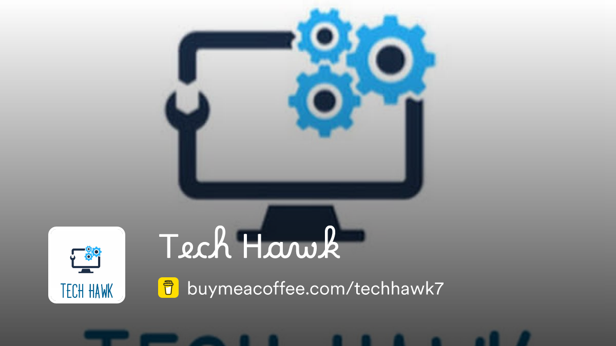 Tech Hawk is Creating tutorials on IT solutions, CAD & Tech Tips - Buymeacoffee