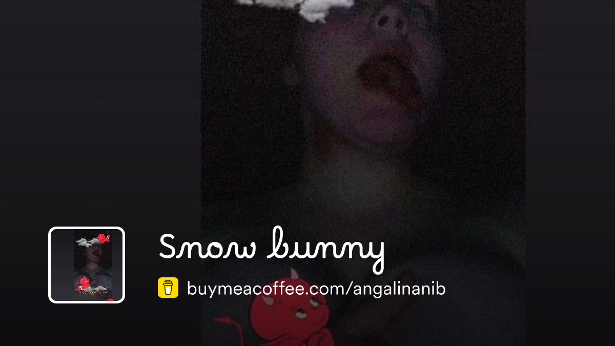Snow bunny - Buymeacoffee