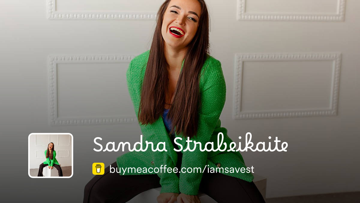 Sandra Strabeikaite - Buymeacoffee