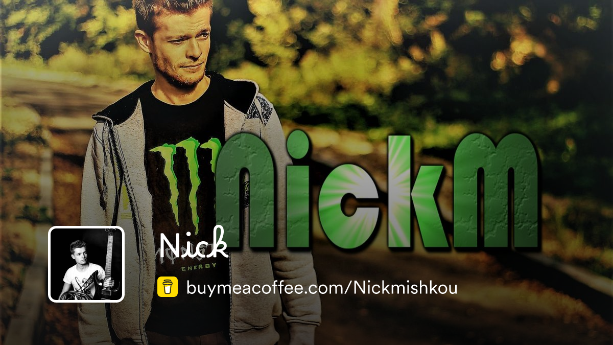 Nick is Create backing tracks - Buymeacoffee