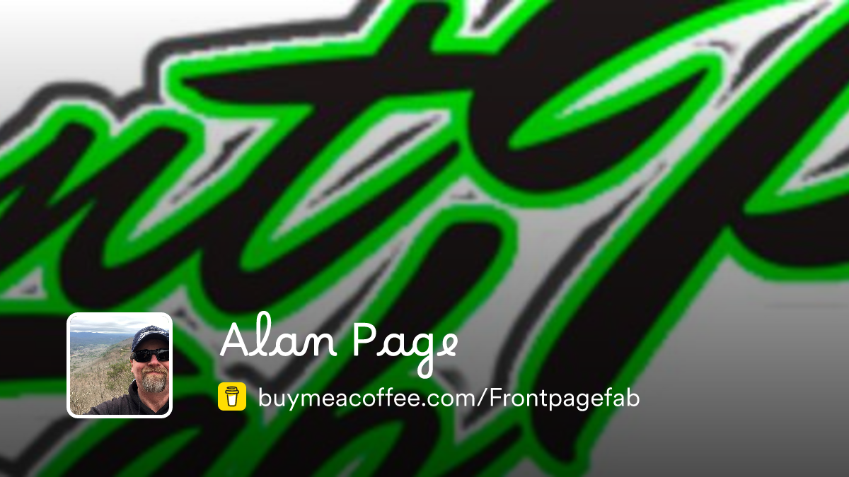 Alan Page - Buymeacoffee