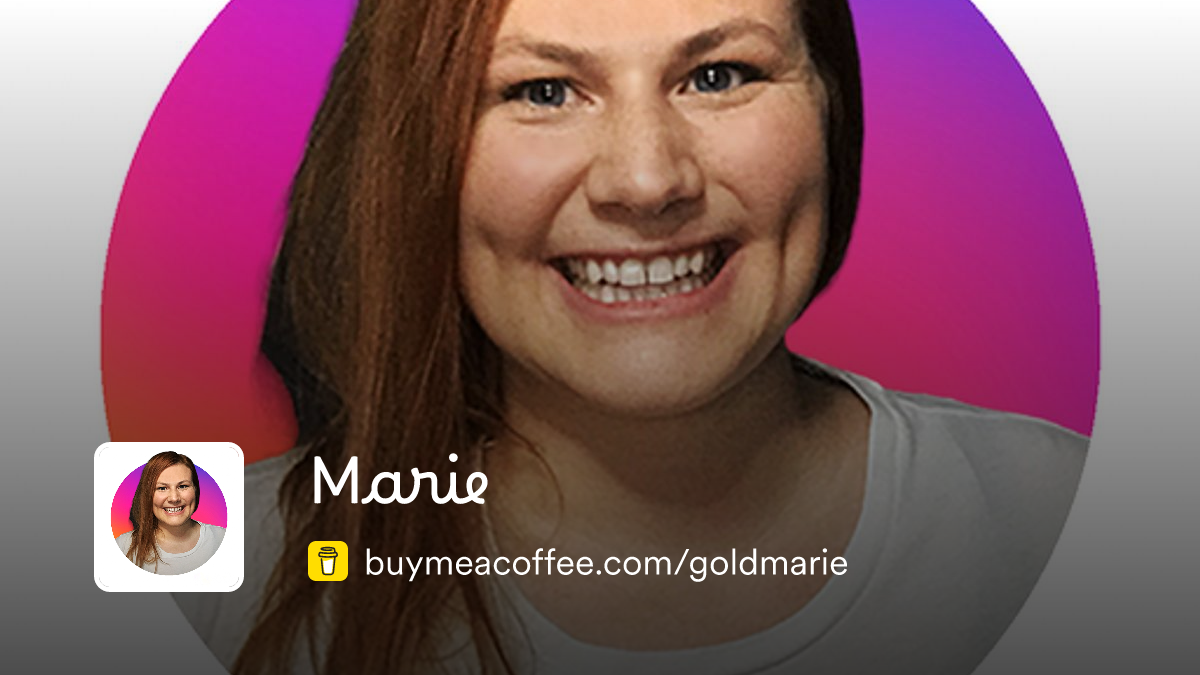 Marie - Buymeacoffee