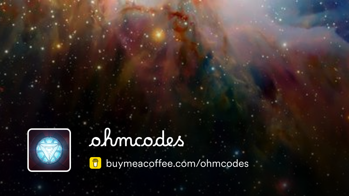ohmcodes - Buymeacoffee