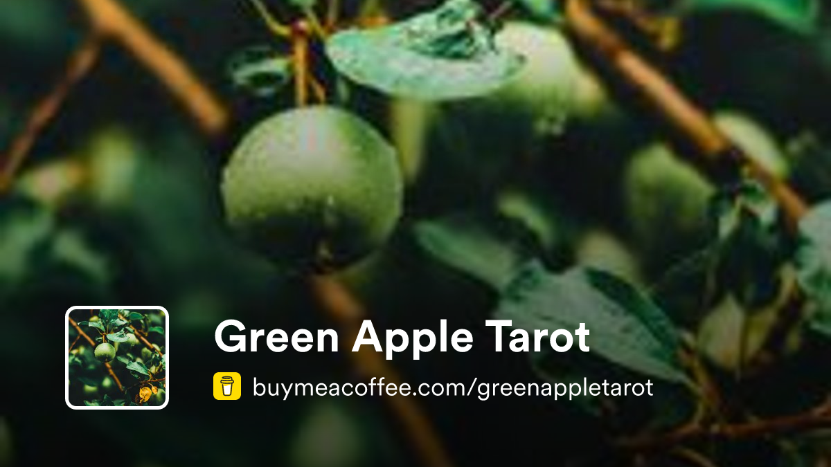 Green Apple Tarot is a platform for tarot - Buymeacoffee