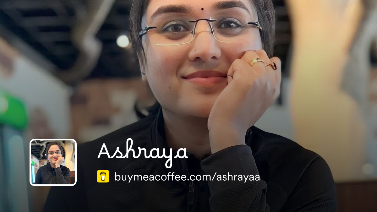 Ashraya - Buymeacoffee