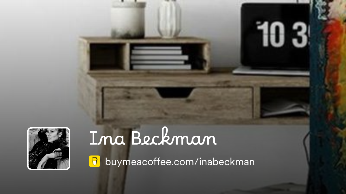 Ina Beckman is Konstnär / Artist - Buymeacoffee
