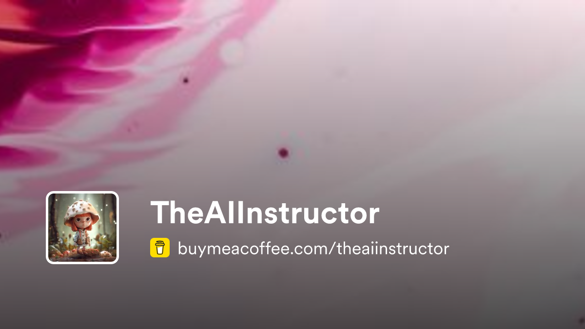 Membership | TheAIInstructor - Buymeacoffee