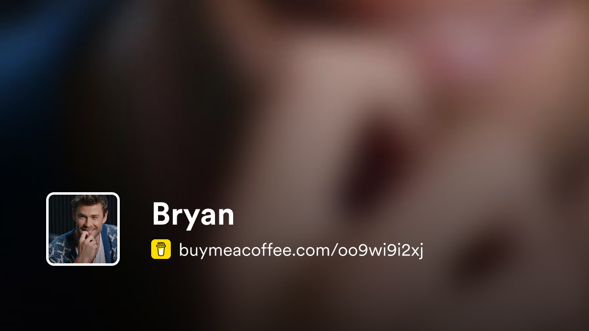 Extras | Bryan - Buymeacoffee
