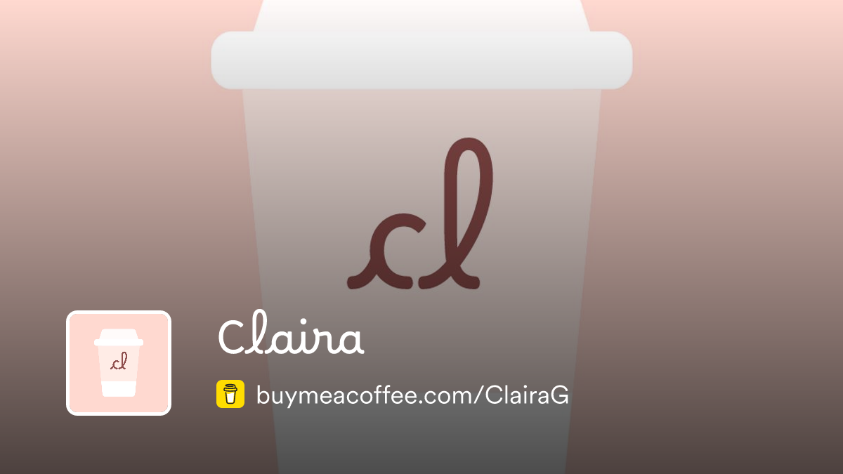Claira - Buymeacoffee