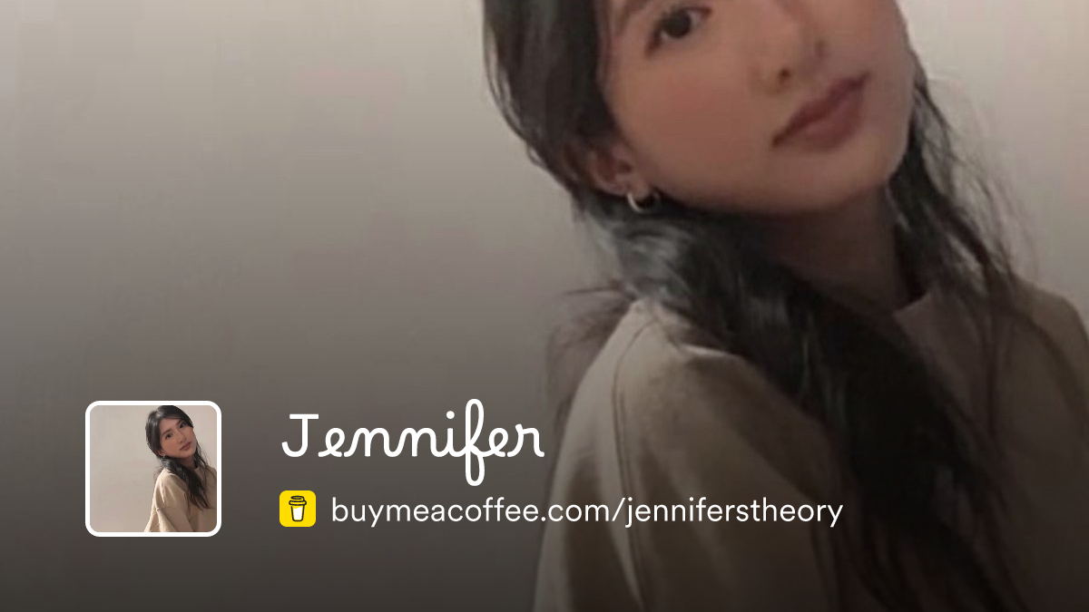 Jennifer - Buymeacoffee