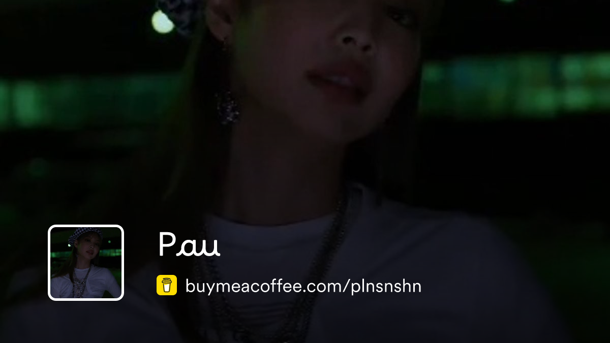 Pau is busy - Buymeacoffee