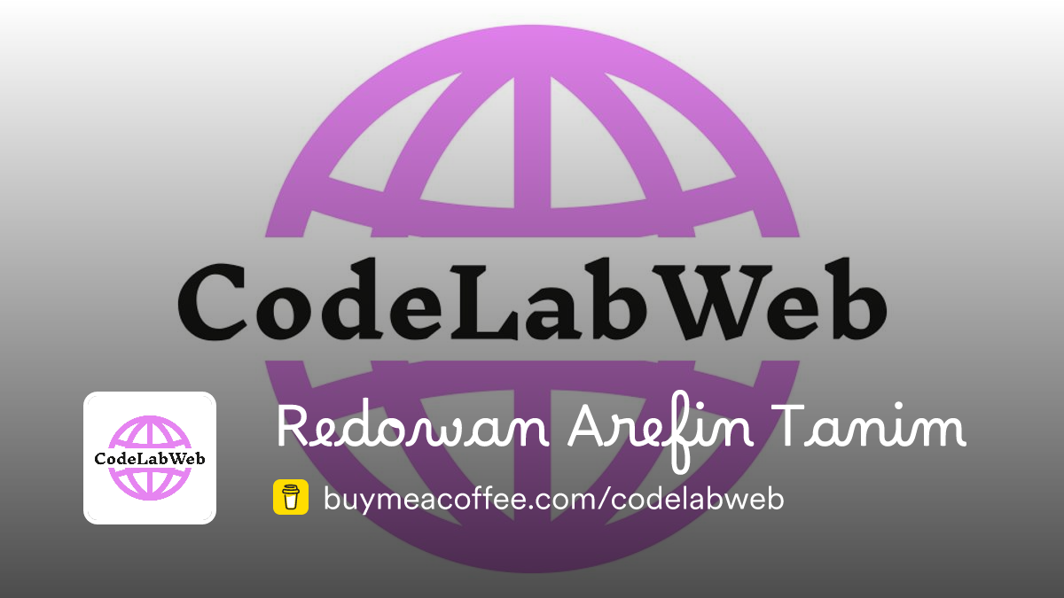 Redowan Arefin Tanim - Buymeacoffee