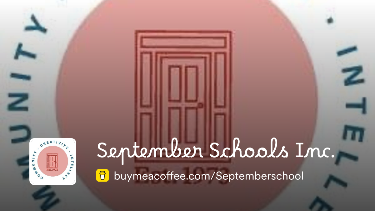 September Schools Inc. - Buymeacoffee