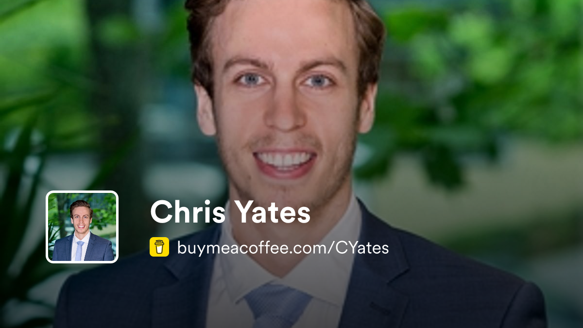 Chris Yates - Buymeacoffee