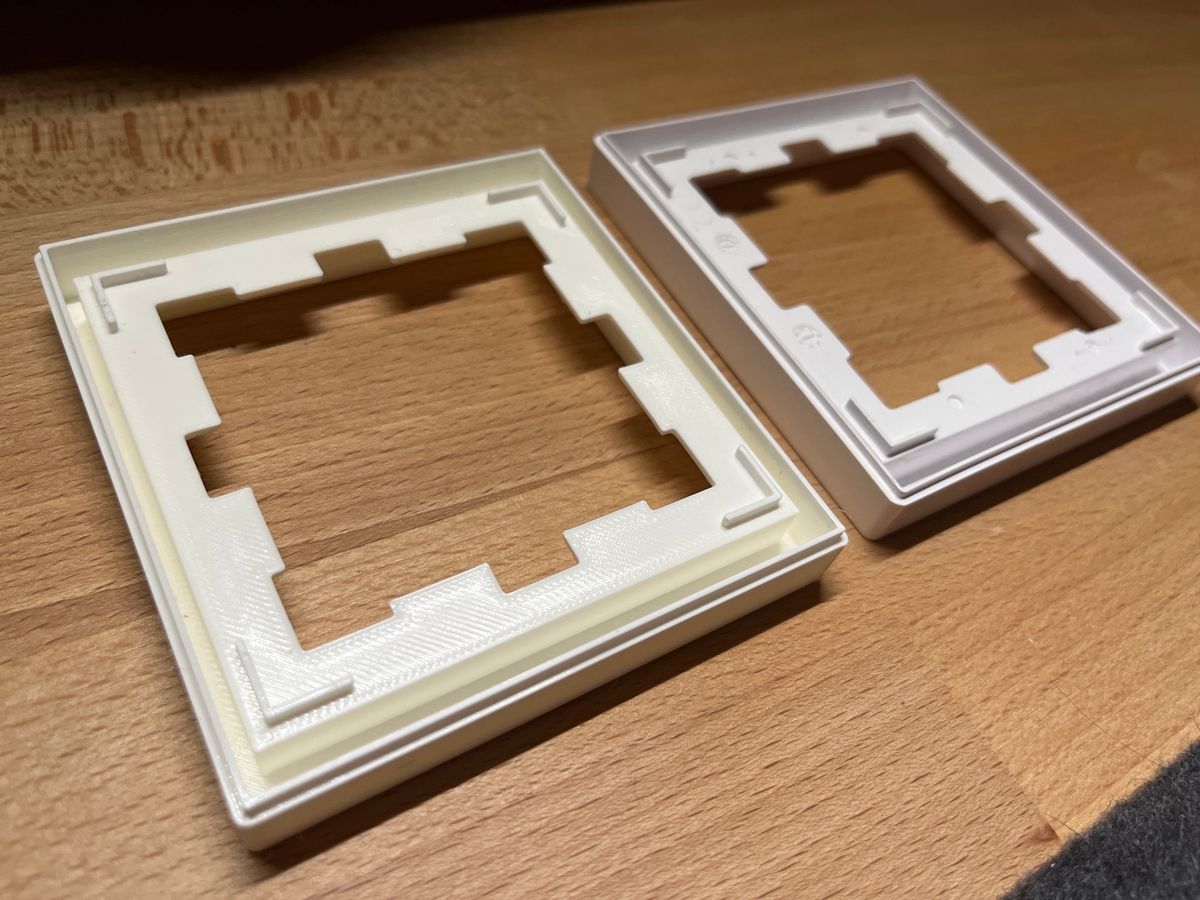 3D print download: switch/power socket frame — Thibault Milan ...
